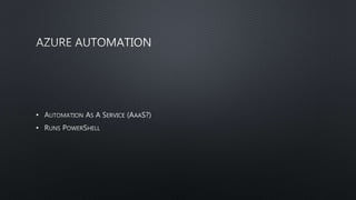 Evolving your automation with hybrid workers | PPTX