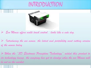 Evo mouse seminar | PPTX