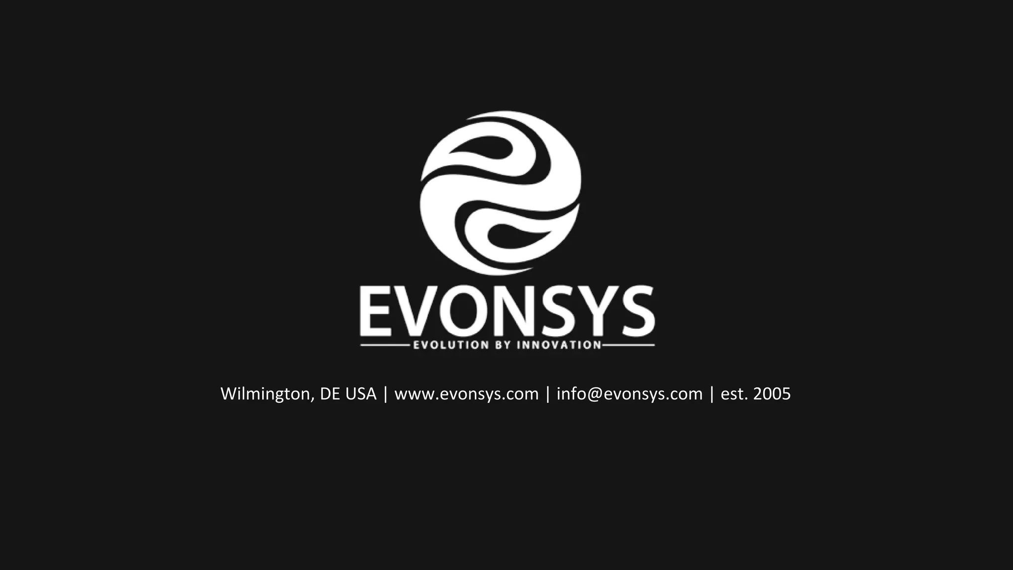 EvonSys | Evolution by Innovation | PPTX