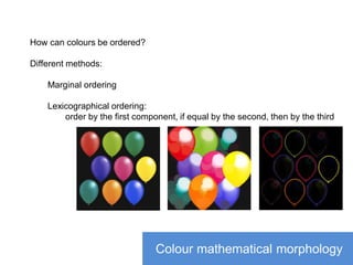 Topology-Preserving Ordering of the RGB Space with an Evolutionary Algorithm | PPT
