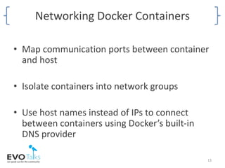 Evotalks Docker Presentation | PPT