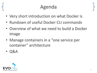 Evotalks Docker Presentation | PPT