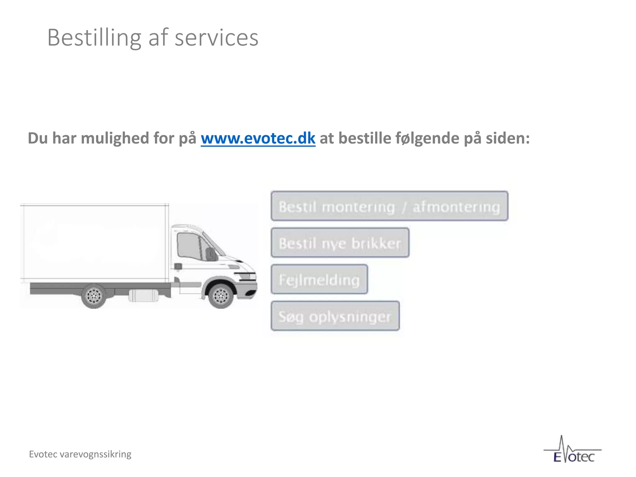 Evotec varevognssikring | PPT