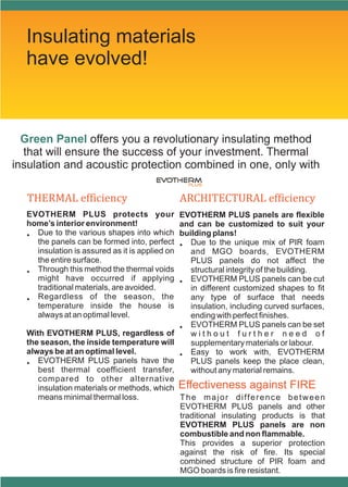 THERMAL INSULATION - Evotherm Plus (Brochure, English) | PDF
