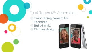 Evolution Of Ipod Touch