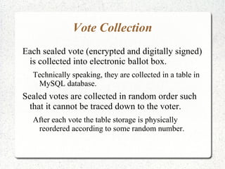 e-Voting Application using Barcode Vtoken | ODP | Computer Software and Applications | Computing