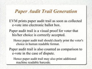 e-Voting Application using Barcode Vtoken | ODP | Computer Software and Applications | Computing