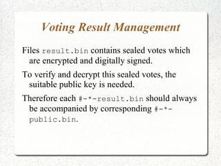 e-Voting Application using Barcode Vtoken | ODP | Computer Software and Applications | Computing