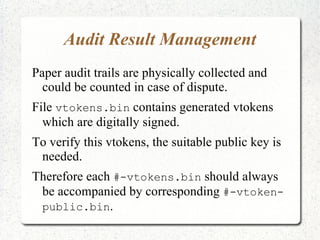 e-Voting Application using Barcode Vtoken | ODP | Computer Software and Applications | Computing