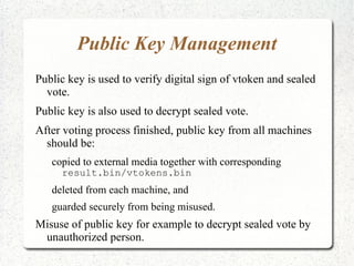 e-Voting Application using Barcode Vtoken | ODP | Computer Software and Applications | Computing