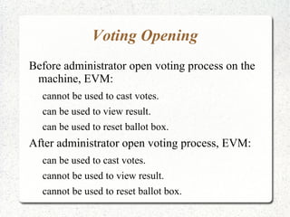e-Voting Application using Barcode Vtoken | ODP | Computer Software and Applications | Computing