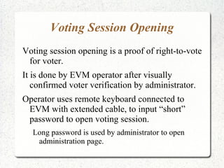 e-Voting Application using Internal Vtoken | ODP | Computer Software and Applications | Computing