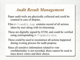 e-Voting Application using Internal Vtoken | ODP | Computer Software and Applications | Computing