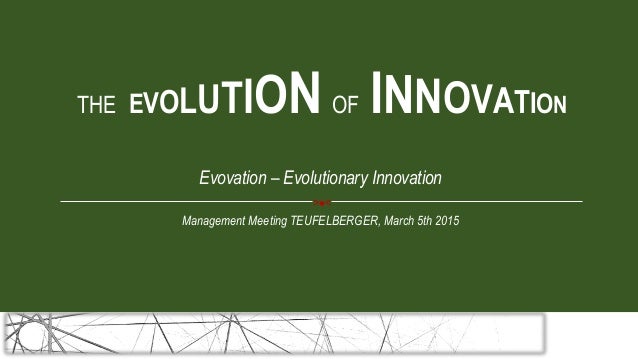 Evovation - Evolutionary Innovation