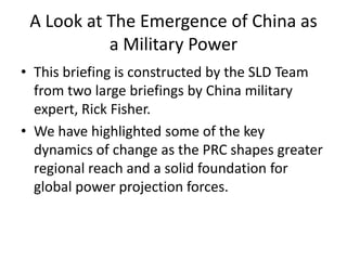 Evolving PRC Military Capabilities | PPTX