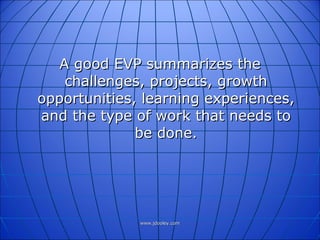 EVP (Employment Value Proposition) | PPT