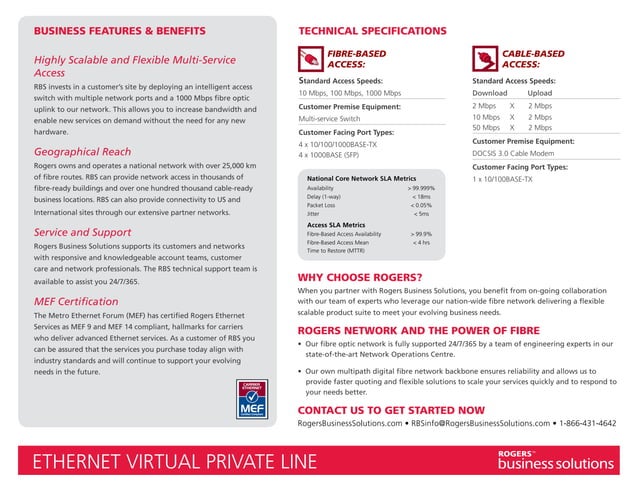 Business Solutions - Ethernet Virtual Private Line | PPT