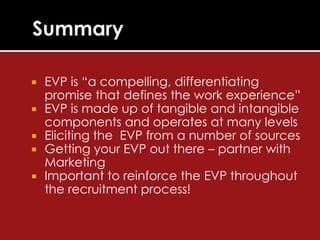 EVP Presentation LeadershipHQ 2012 | PPT