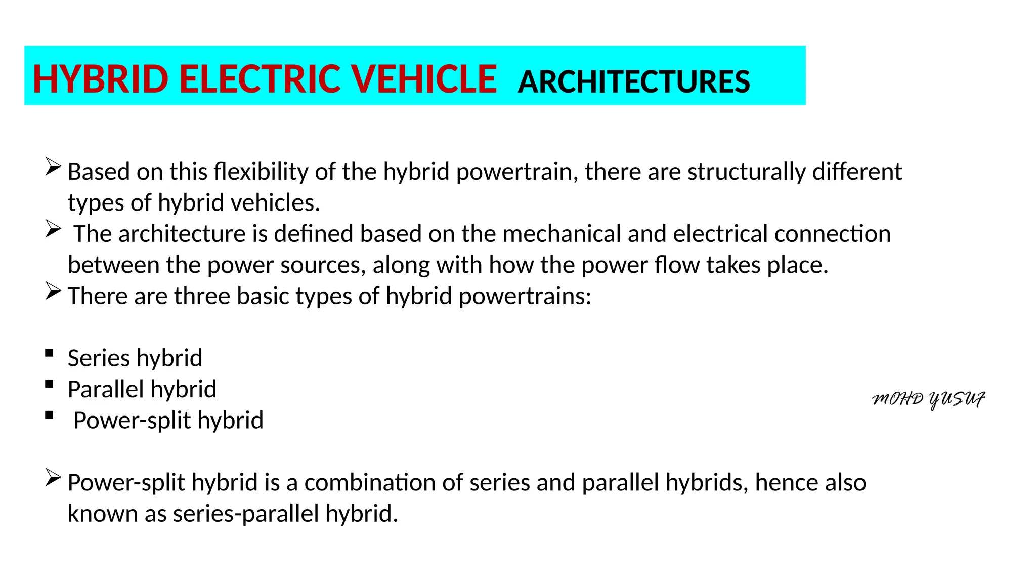 ELECTRIC VEHICLE(EV) WORKING PRESENTAION | PPTX