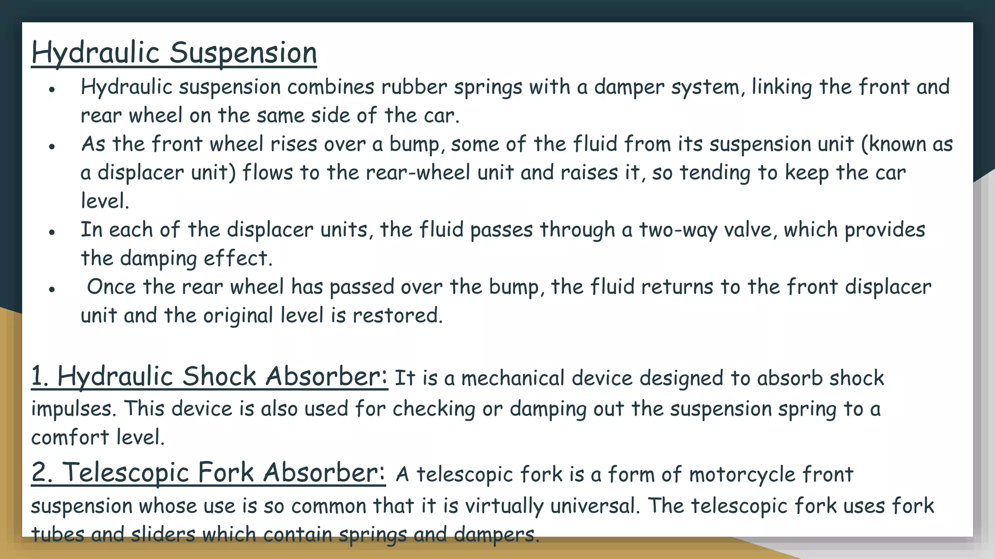 Automotive System presentation | PPTX