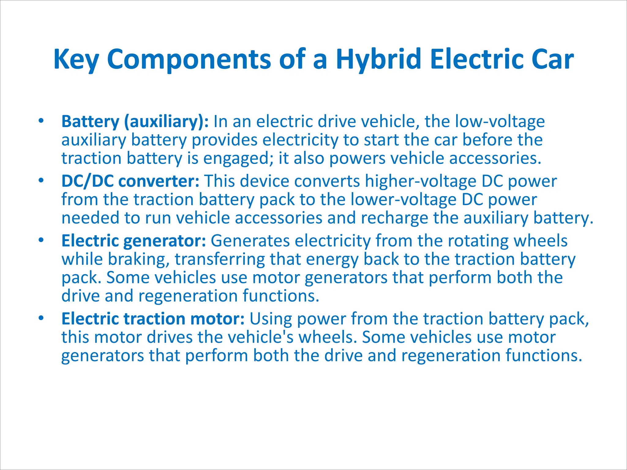 Vehicle Presentation on EV and Hybrid technology | PDF