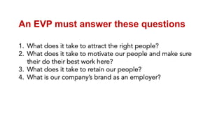 An EVP for Everyone: How to Build Yours Jennifer Boulanger, Talent ...