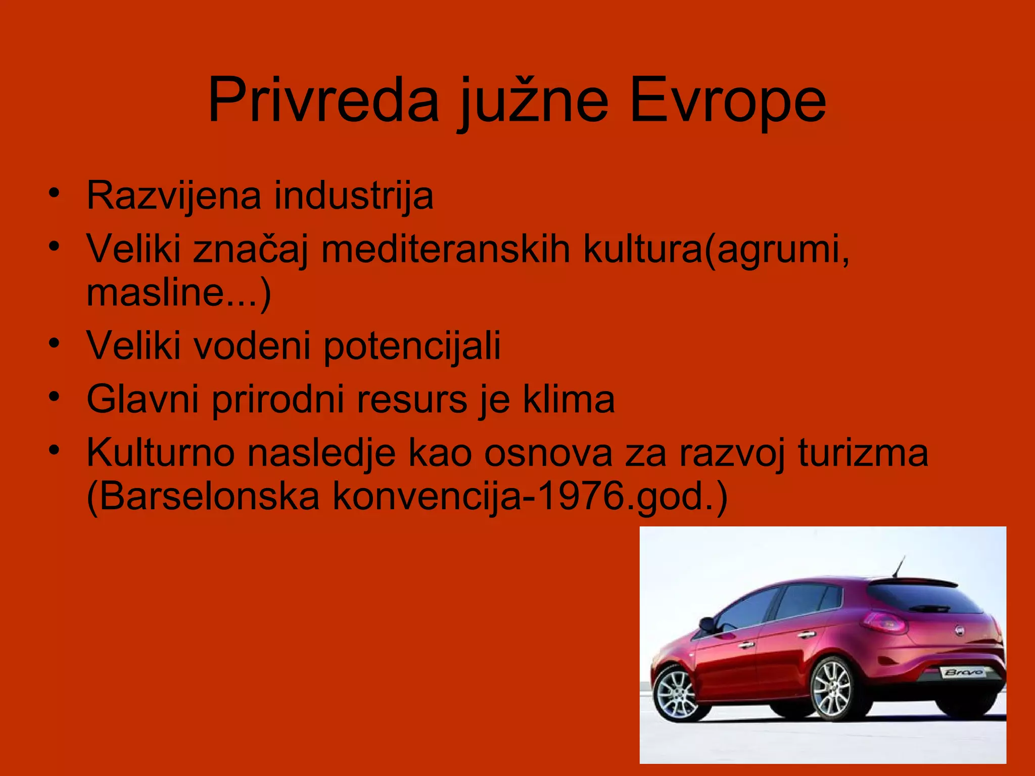Južna Evropa - geografski pregled - Saša Stojanović | PPT