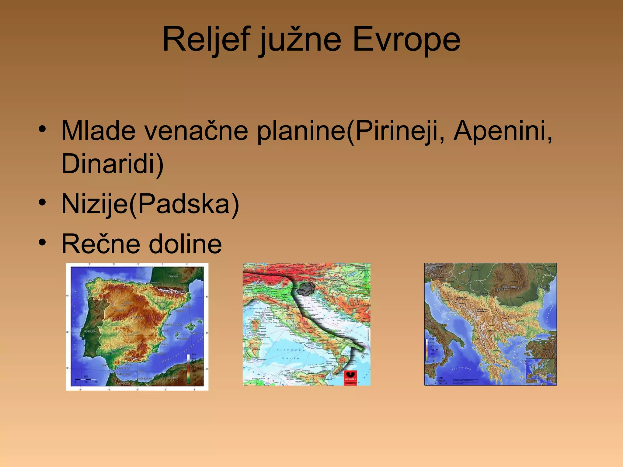 Južna Evropa - geografski pregled - Saša Stojanović | PPT