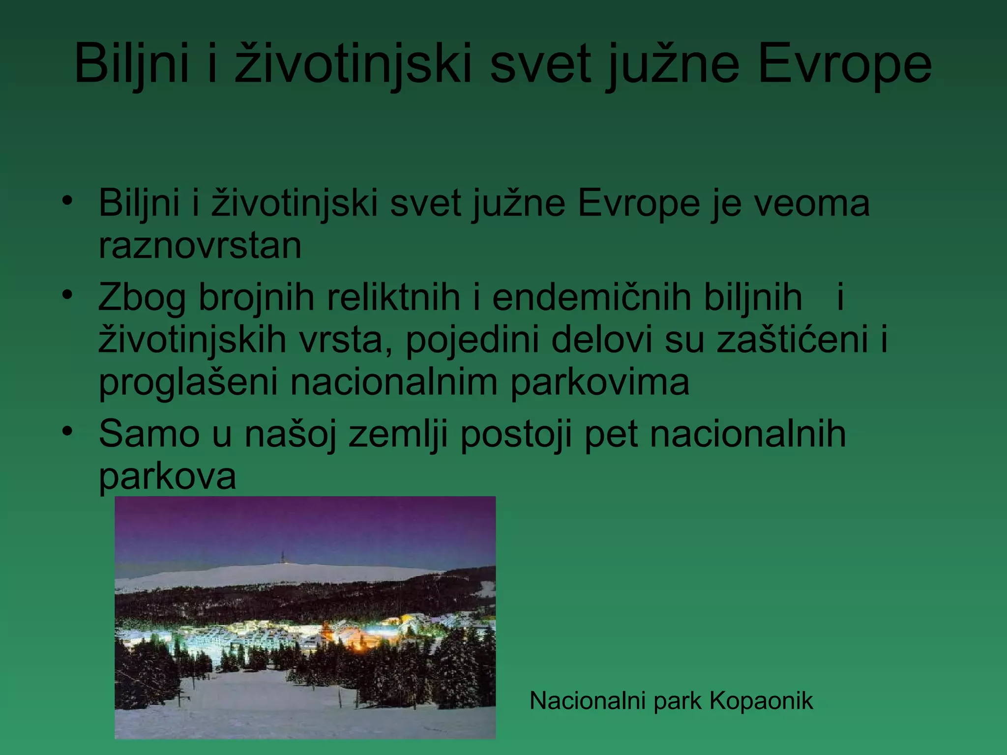 Južna Evropa - geografski pregled - Saša Stojanović | PPT