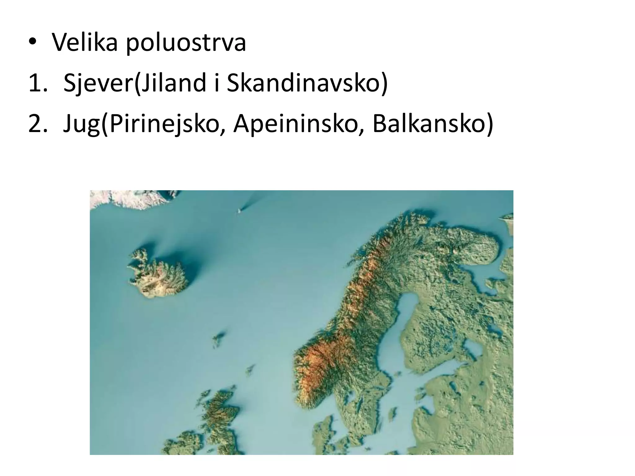 Evropa-Granice, obala i mora | PPTX