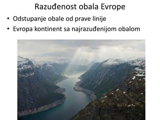 Evropa-Granice, obala i mora | PPTX