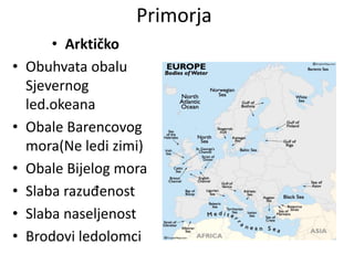 Evropa-Granice, obala i mora | PPTX