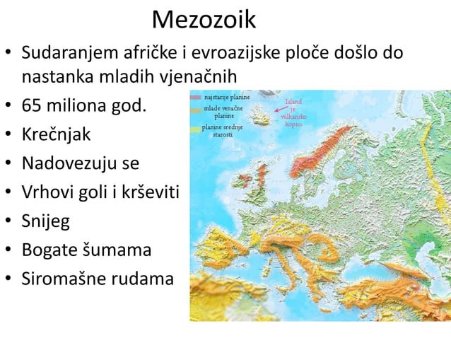 Reljef Evrope | PPTX