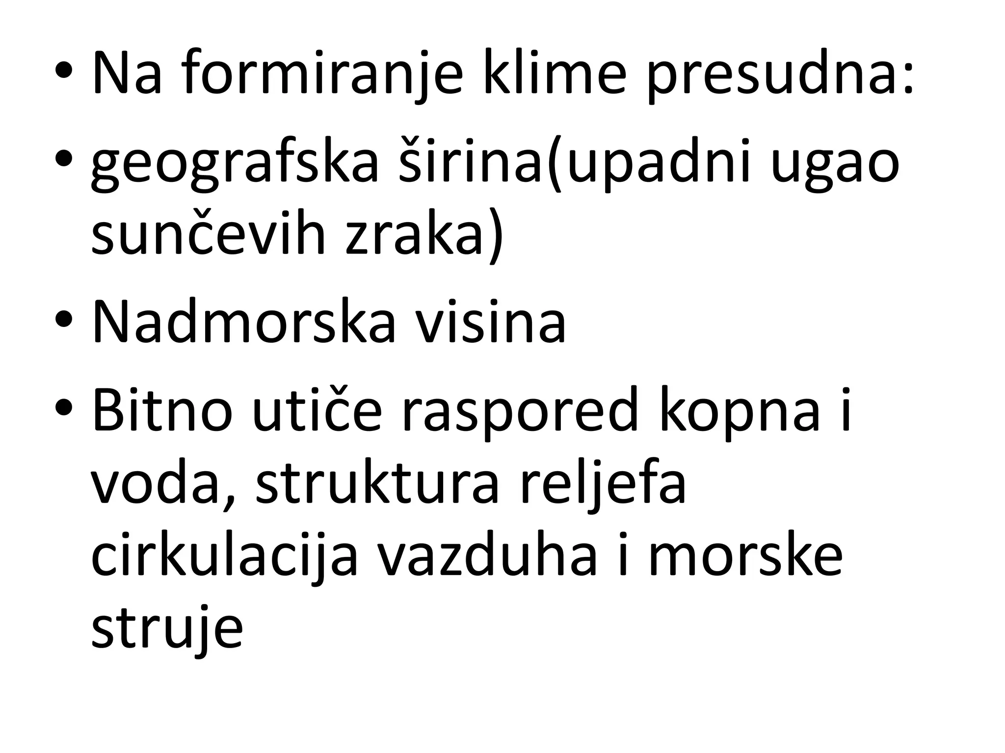 Klima, biljni i životinjski svijet Evrope | PPTX