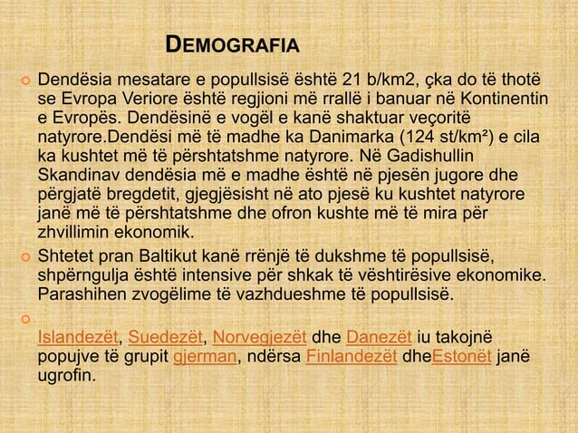 Evropa veriore | PPTX