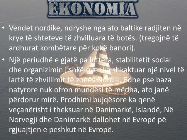 Gjeografi - Evropa Veriore | PPTX