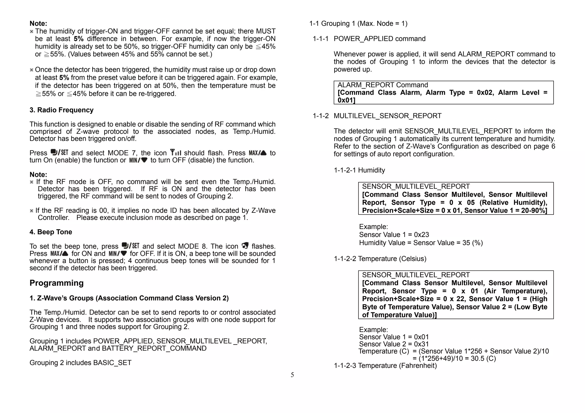 Everspring ST814 manual | PDF