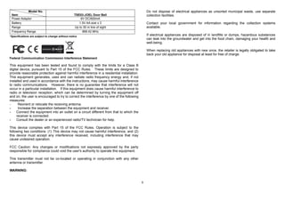 EVR UTSE03 Manual in english | PDF