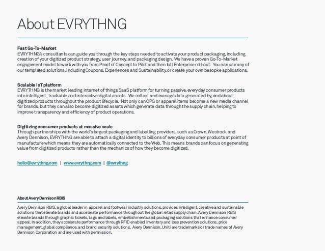 Digitized Products Best Practice Guide - EVRYTHNG | PDF