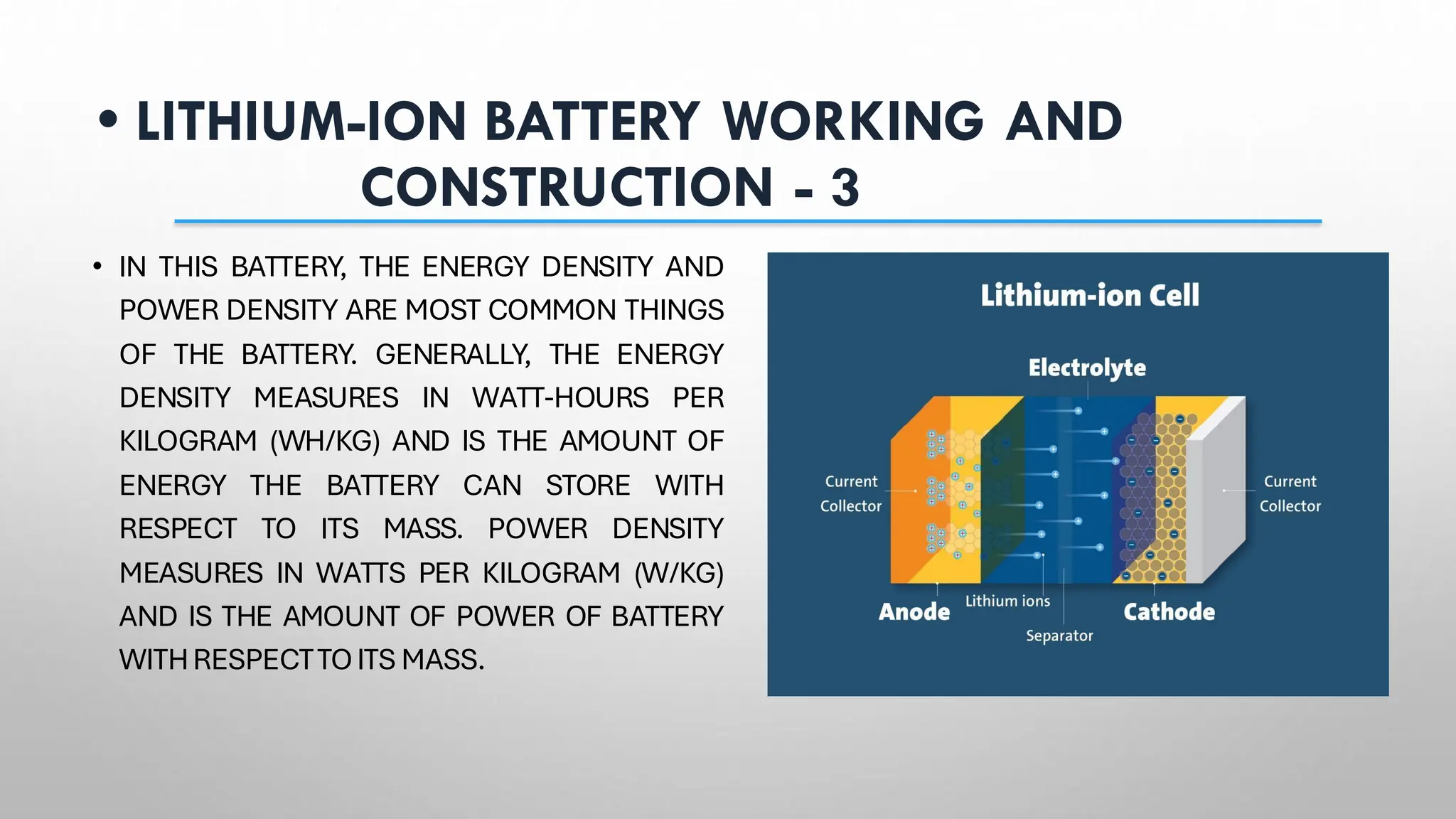What is the Lithium Ion Battery ? Ppt | PDF