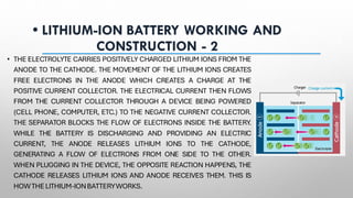 What is the Lithium Ion Battery ? Ppt | PDF