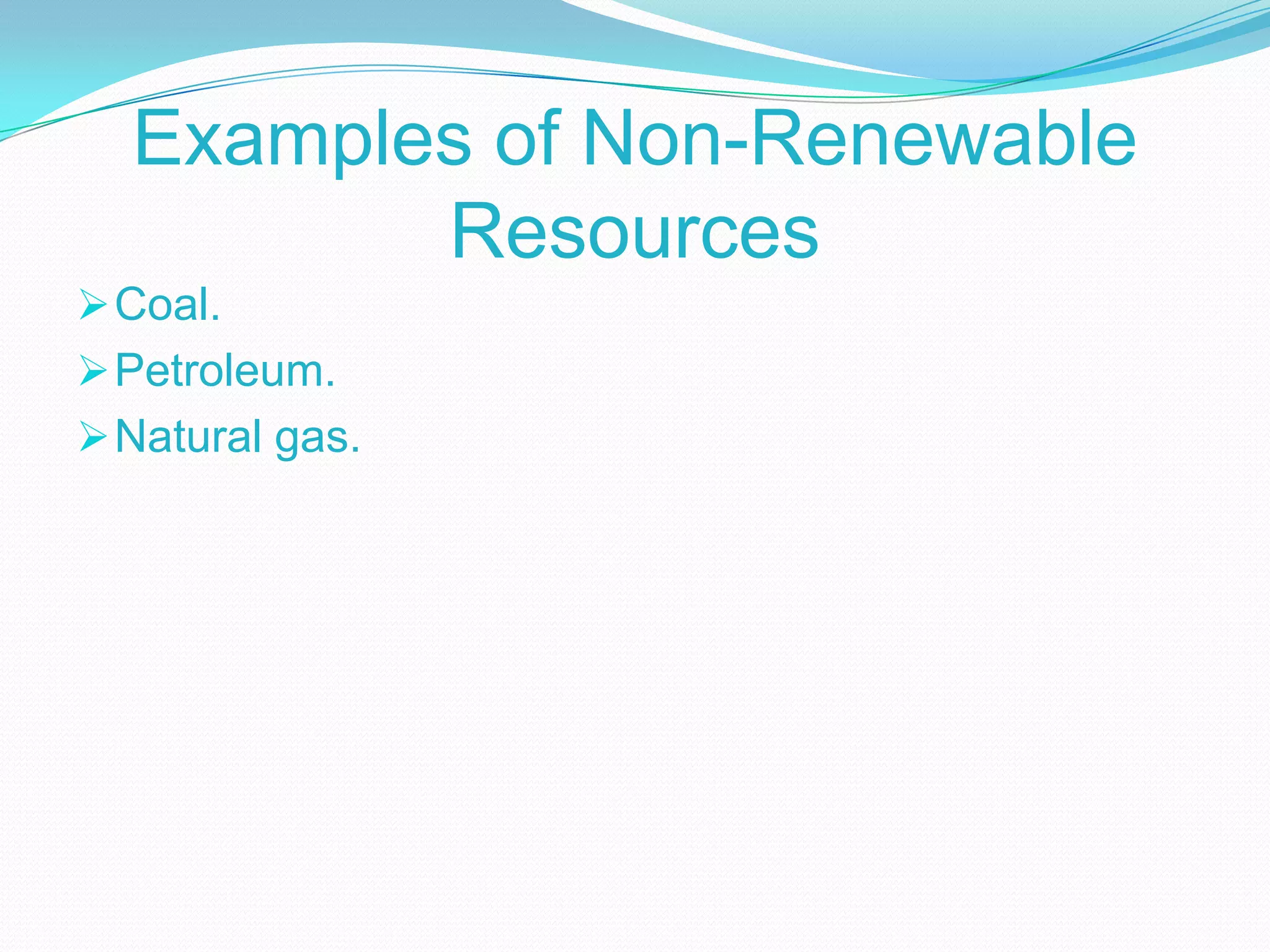 renewable and non renewable resources | PPTX