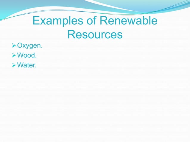renewable and non renewable resources | PPTX | Environmental Services ...