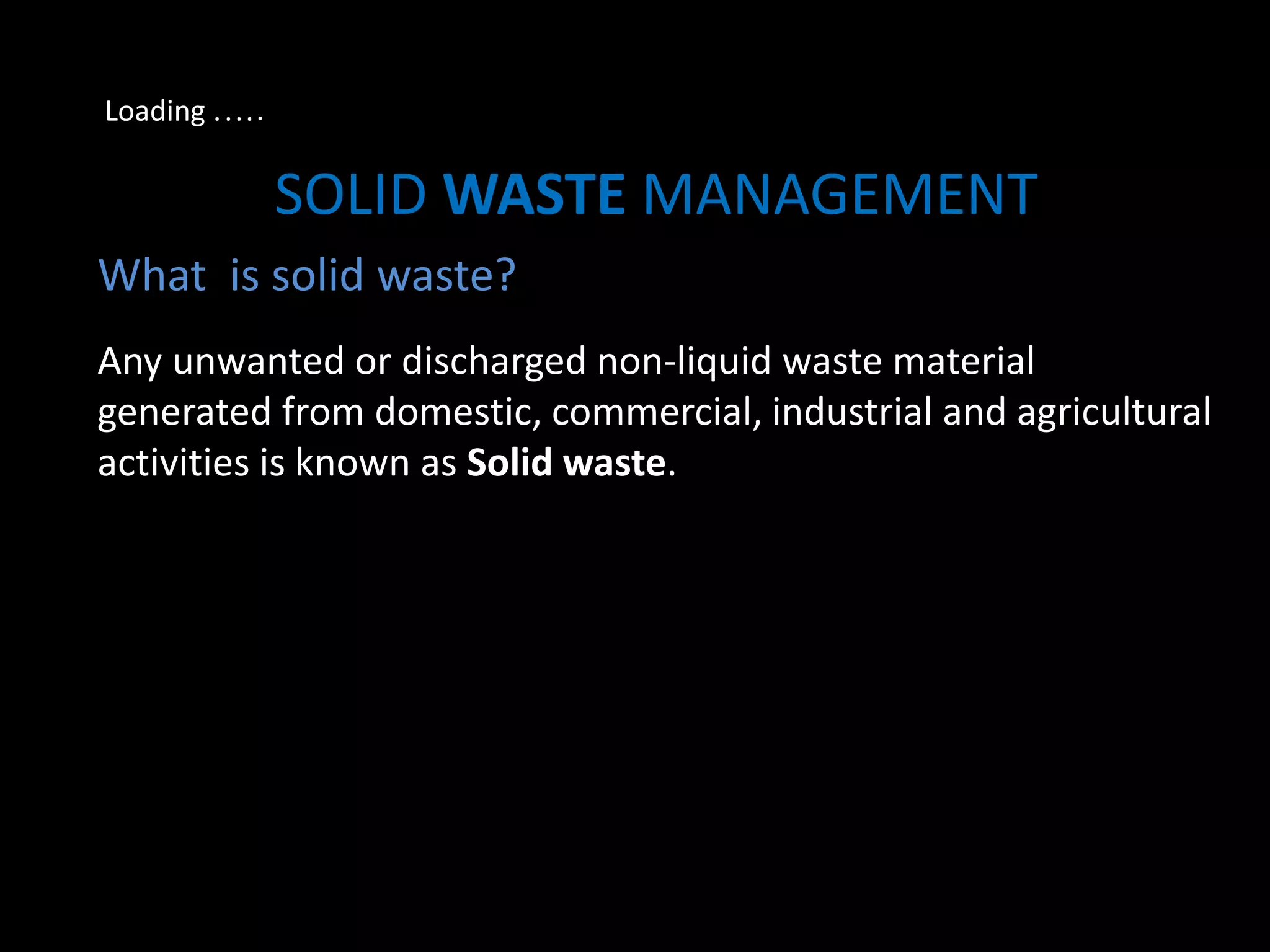 Solid Waste Management | PPTX