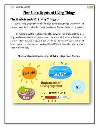 project on Ecosystem(EVS) | DOCX
