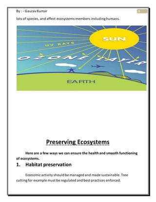 Examples Of Ecosystems Projects