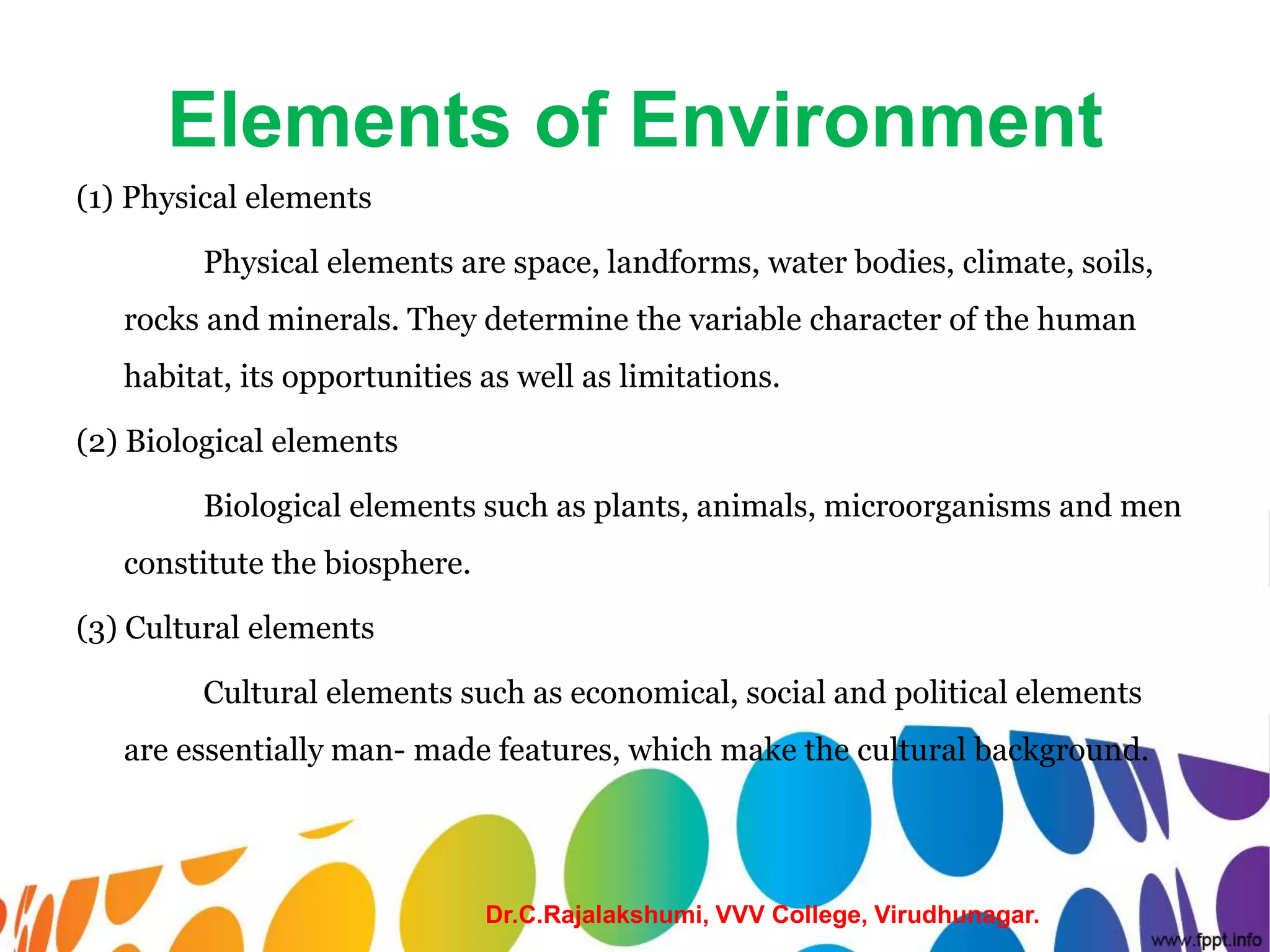 Environmental Studies | PPT