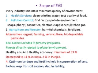 evs-200327161243.pptx | Agriculture | Industries