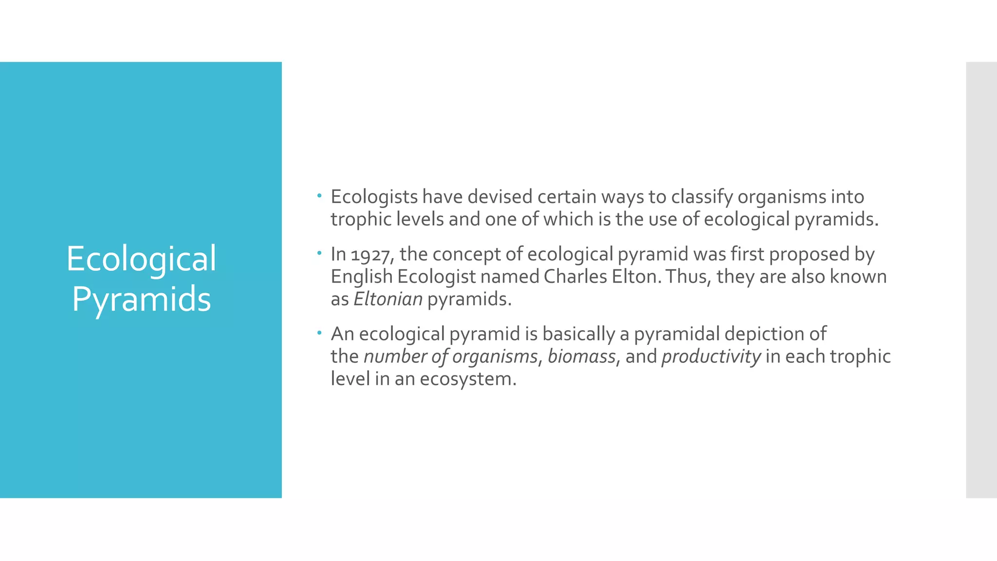 Ecological pyramids | PPT