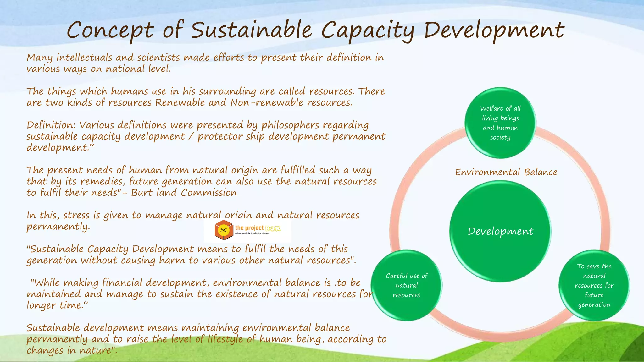 Sustainable development in environment studies | PPTX
